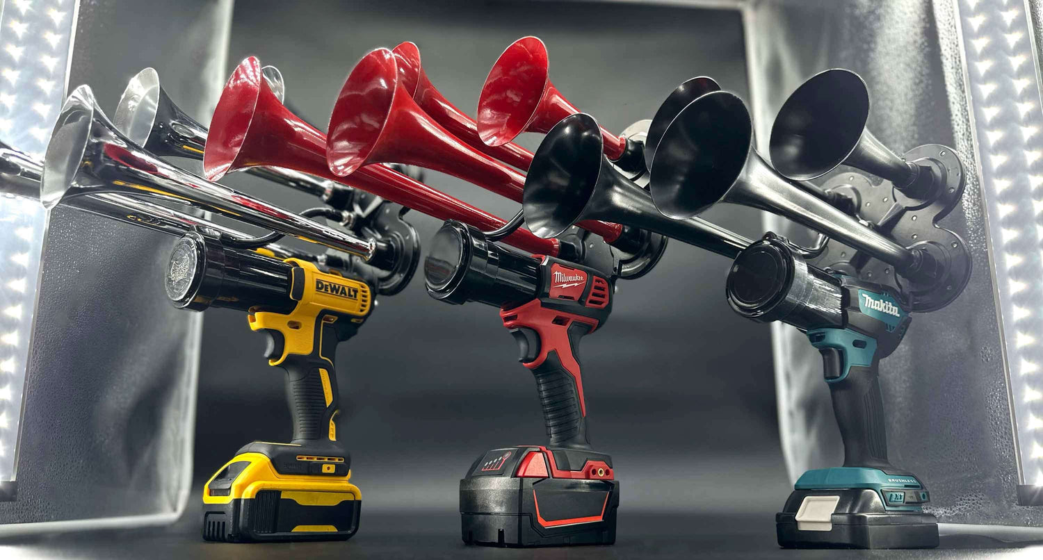 Train Horn Guns Made From Portable Drills And Impacts – BossHorn