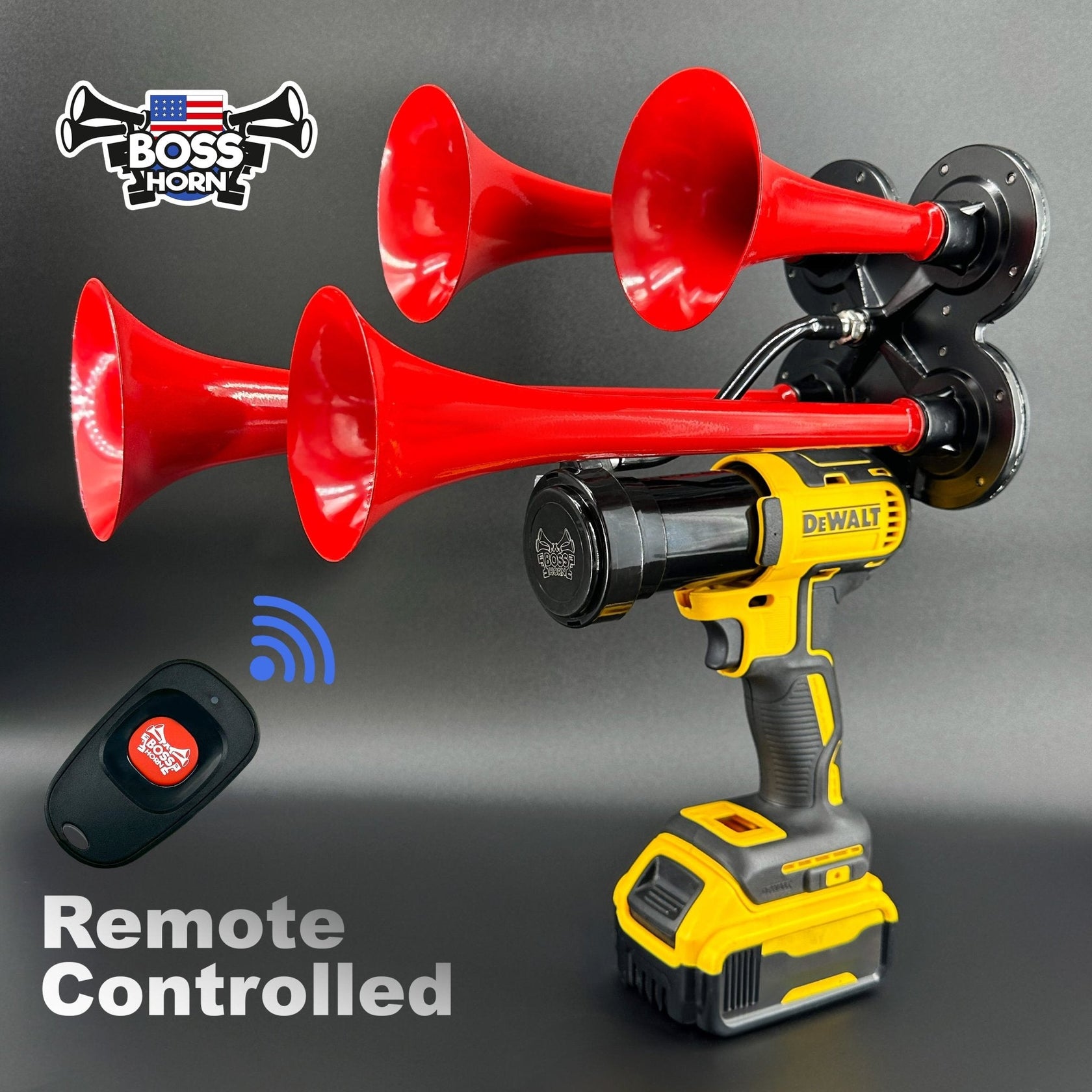 DeWalt Train Horn 20v | DeWalt Drill Train Horn | Remote Control
