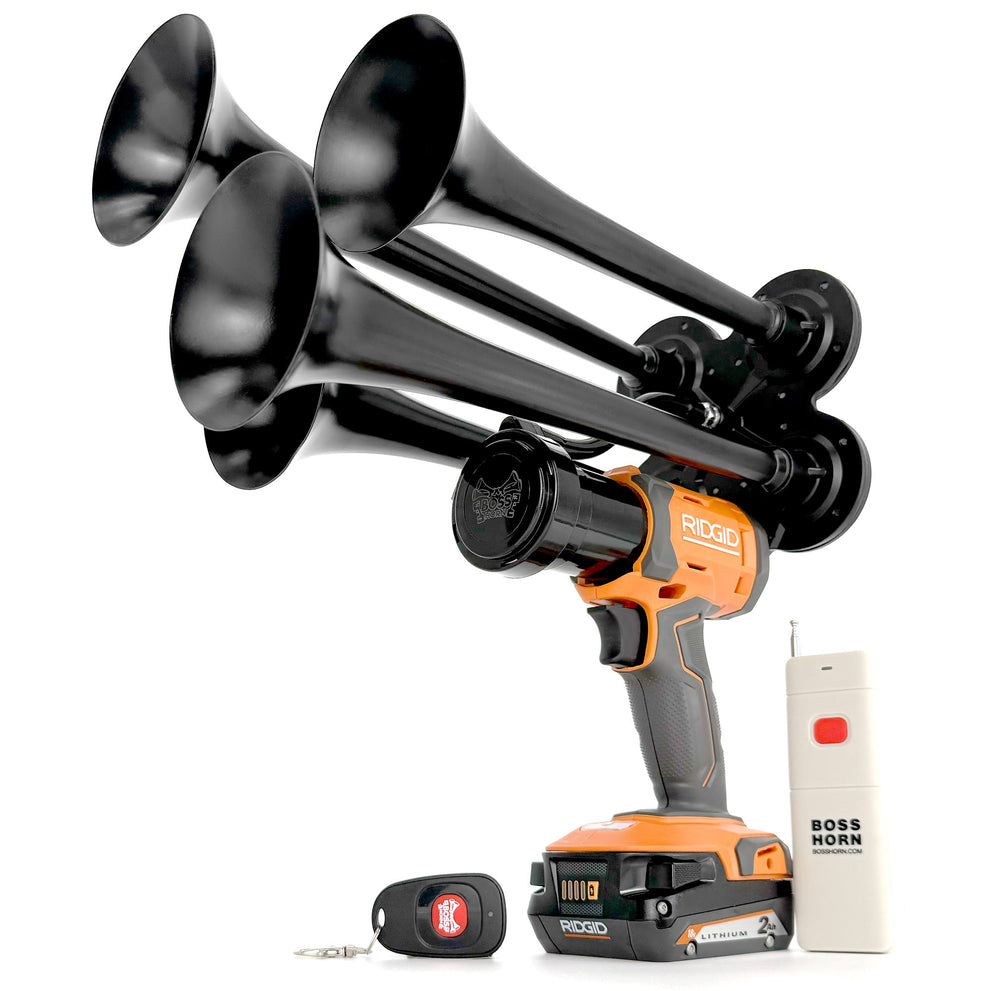 Ridgid Train Horn 18v - Extreme Loud Air Horn with Remote