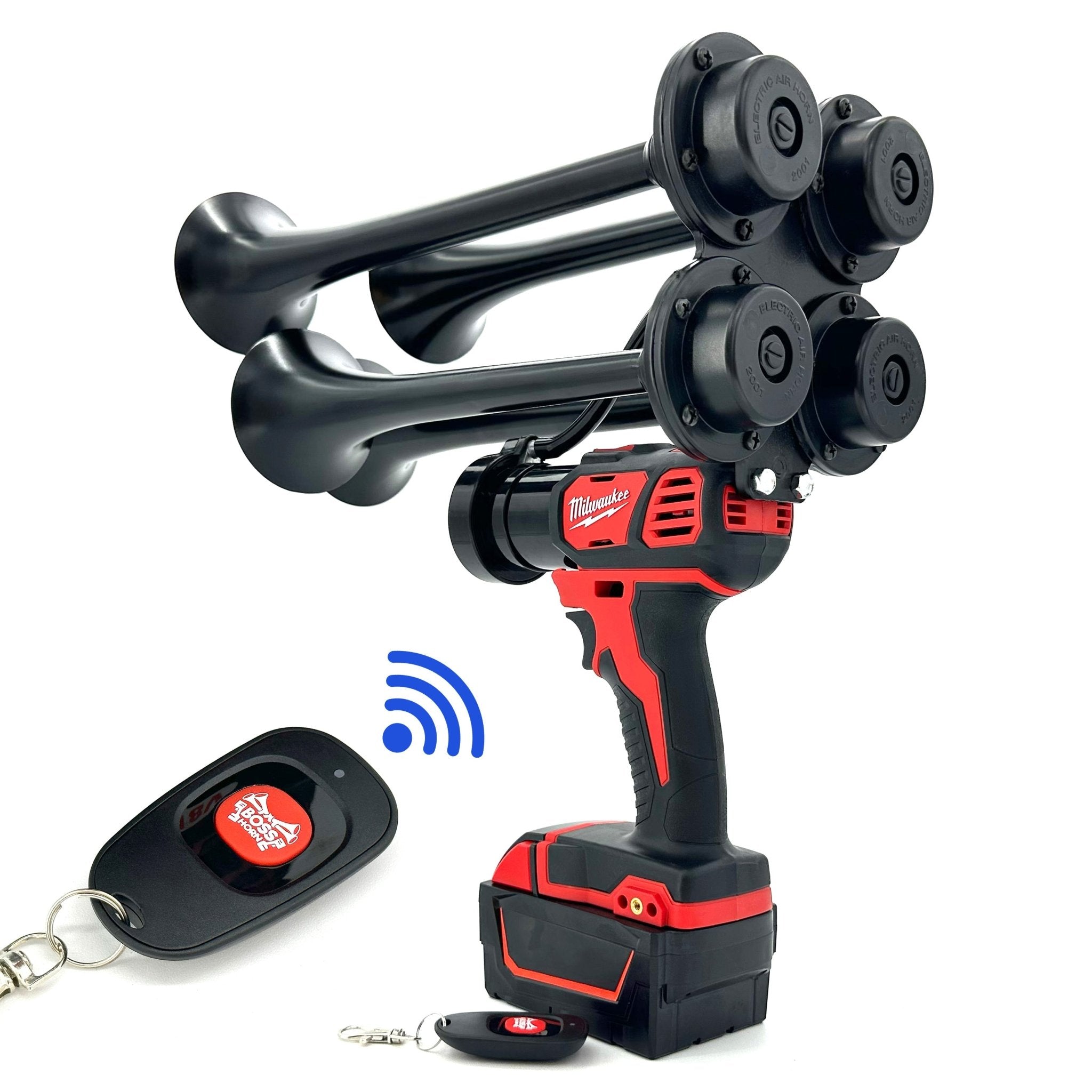 Milwaukee Train Horn M18 - Premium Air Horn with Remote